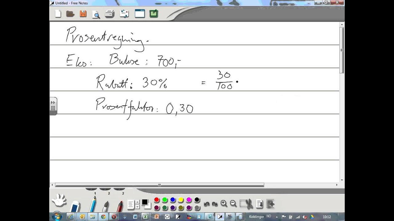 Prosentfaktor - YouTube
