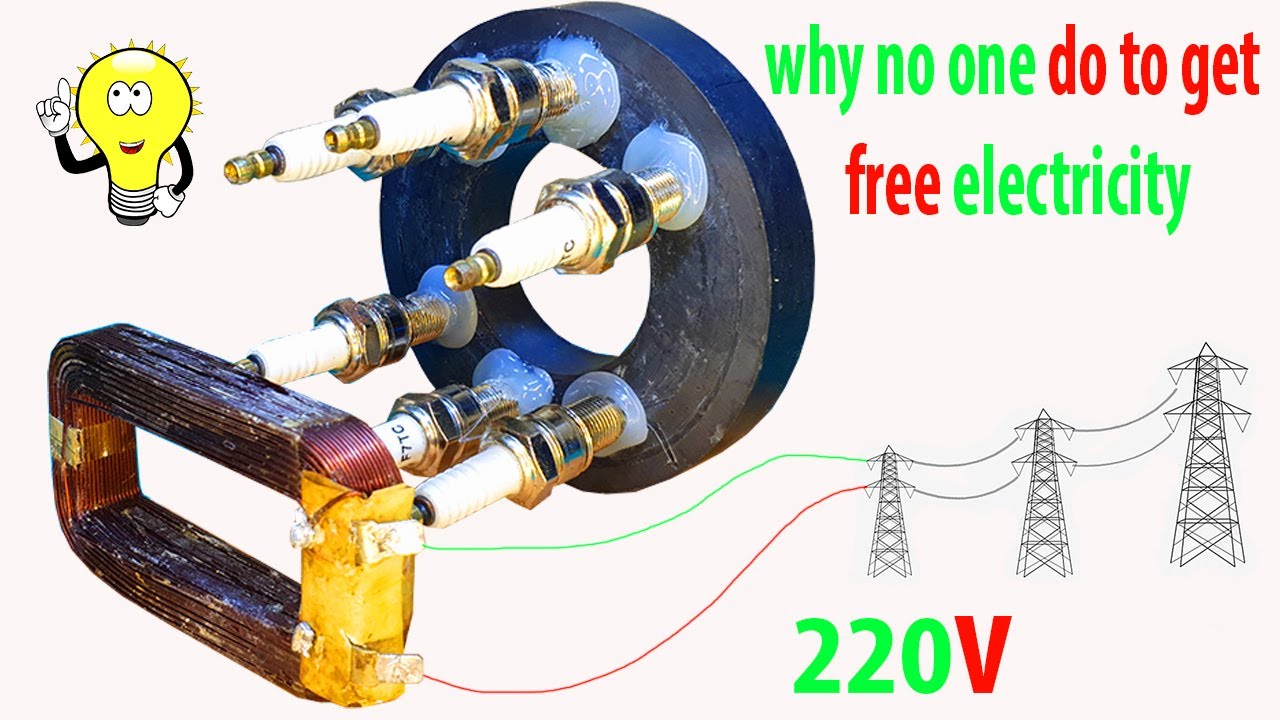 How to make free energy generator 220v, Creative prodigy #79 - YouTube