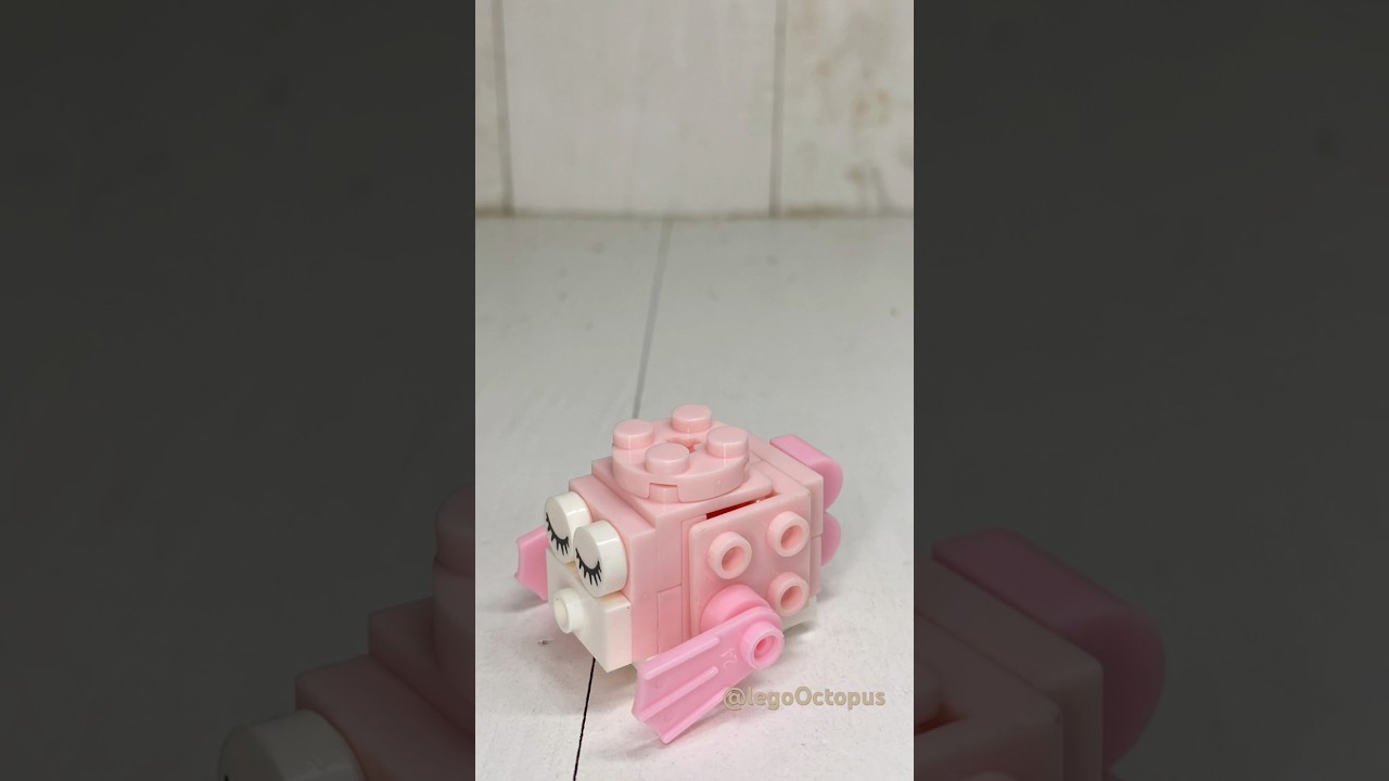 Lego Puffer Fish - Cute Pink Puffer Fish #lego - YouTube
