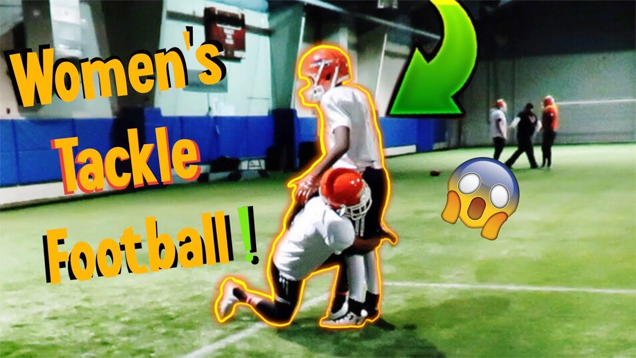 Women's Tackle Football - First Tackling Practice With the Cleveland ...