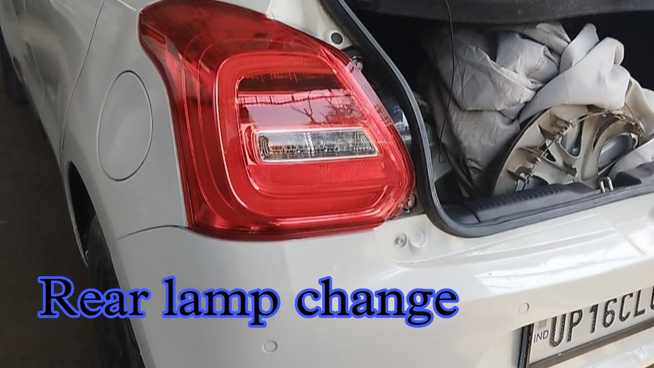 How to change a rear tail light // rear lamp change. // simple trick ...