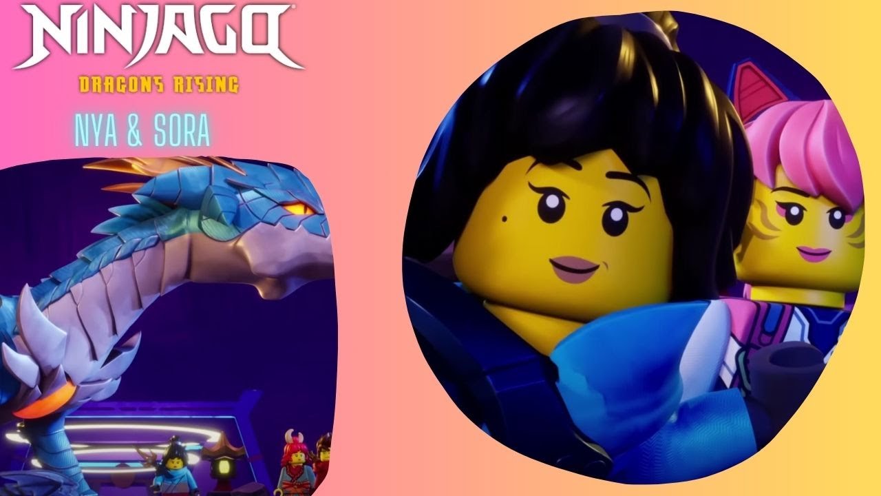Ninjago Dragons Rising Part 2 New Clip Show Nya & Sora Relations Ship ...