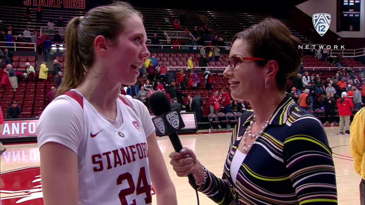 Stanford women's basketball forward Lacie Hull talks defensive victory ...