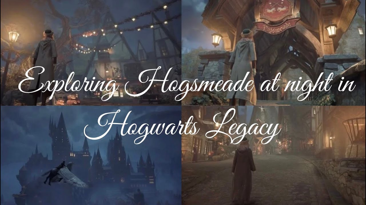 🎧🌙 ASMR Exploring Hogsmeade At Night In Hogwarts Legacy! - YouTube