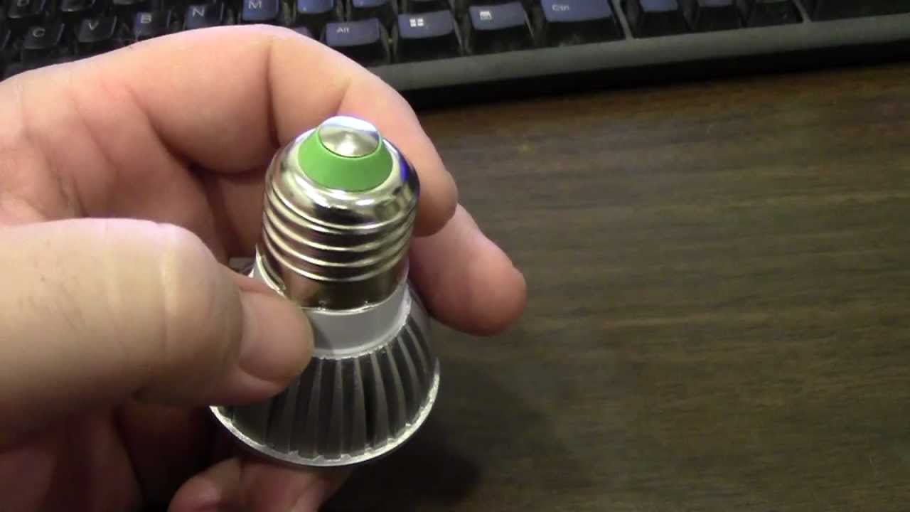 Chinese Directional 3W LED light bulb - YouTube