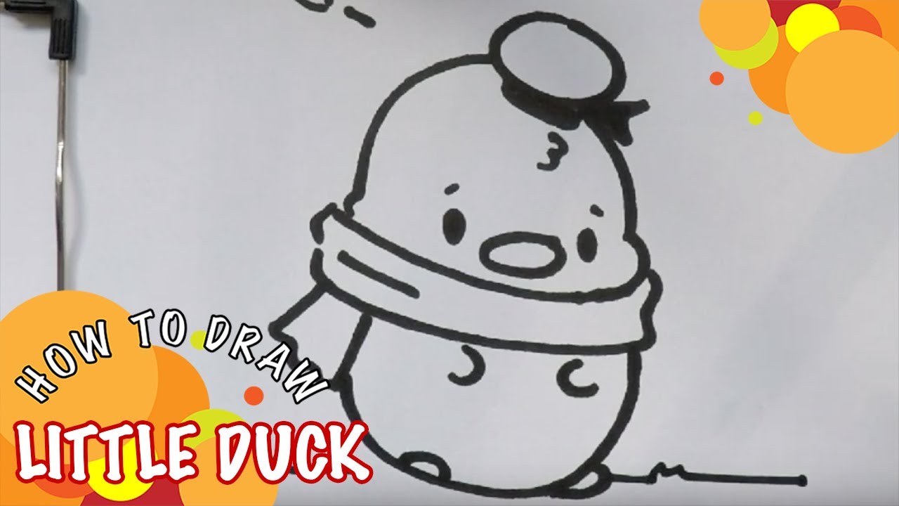 How to Draw little duck - YouTube