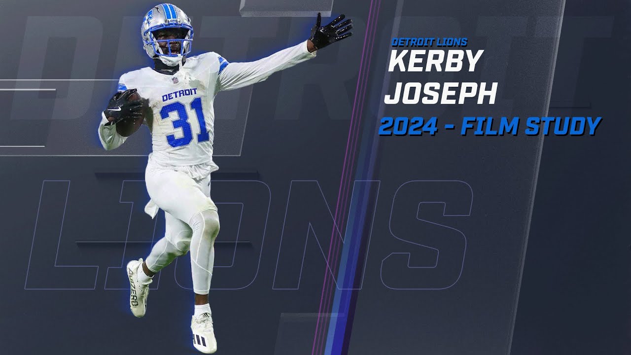 DOES KERBY JOSEPH'S 2024 EXPLOSION DESERVE A PRO BOWL NOD? LIONS FILM STUDY #lions #detroit ...
