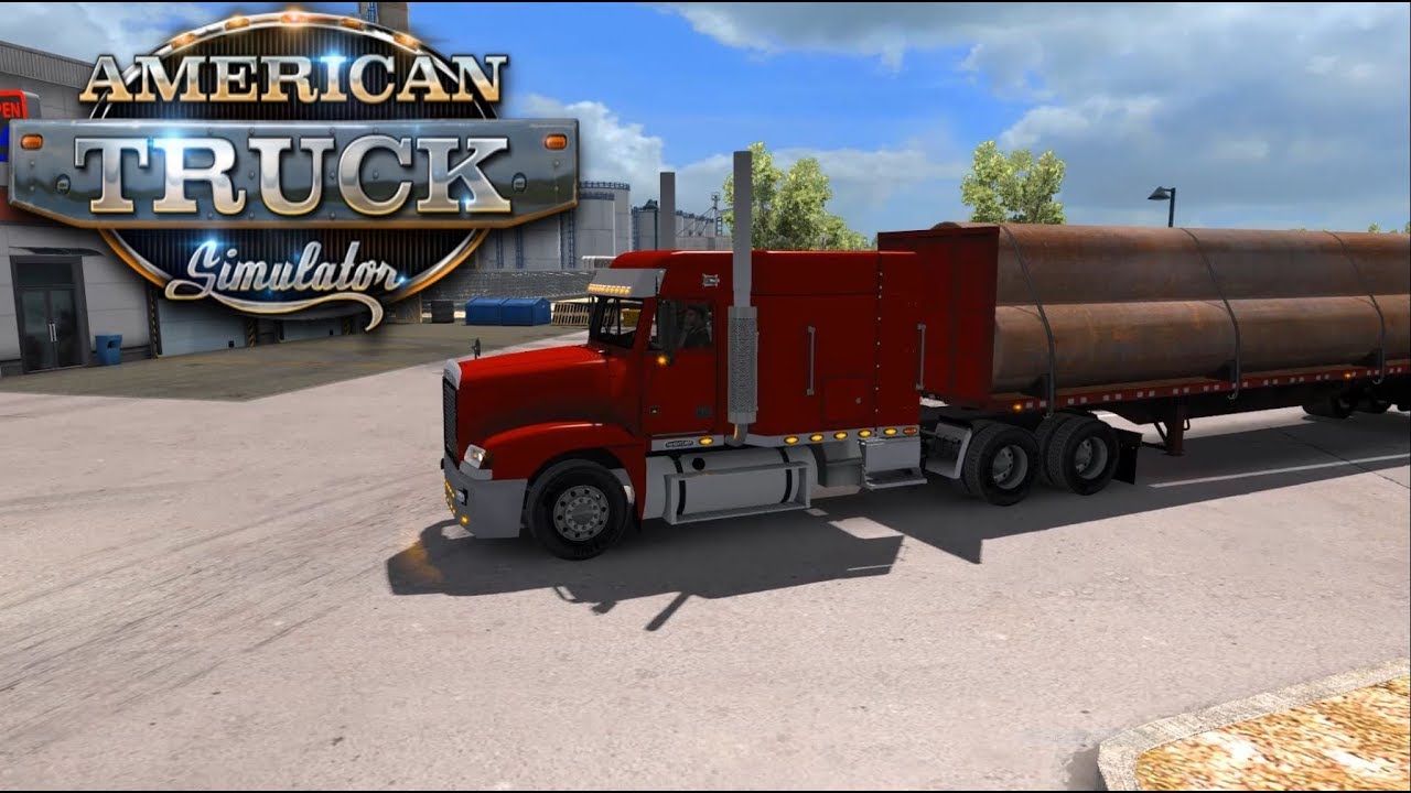 American Truck Simulator SP Ep#54.Flatbed load from Tucson to Holbrook ...
