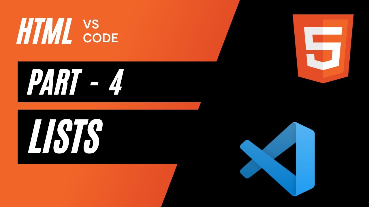 פיתוח אתרים רשימות - 🧑‍💻 #4 - Html Tutorial Lists - YouTube