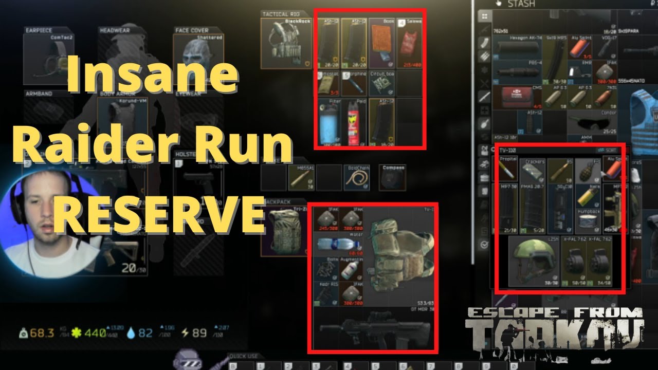 Clapping Raiders and Rats | Easy Reserve Loot Run | Escape From Tarkov ...