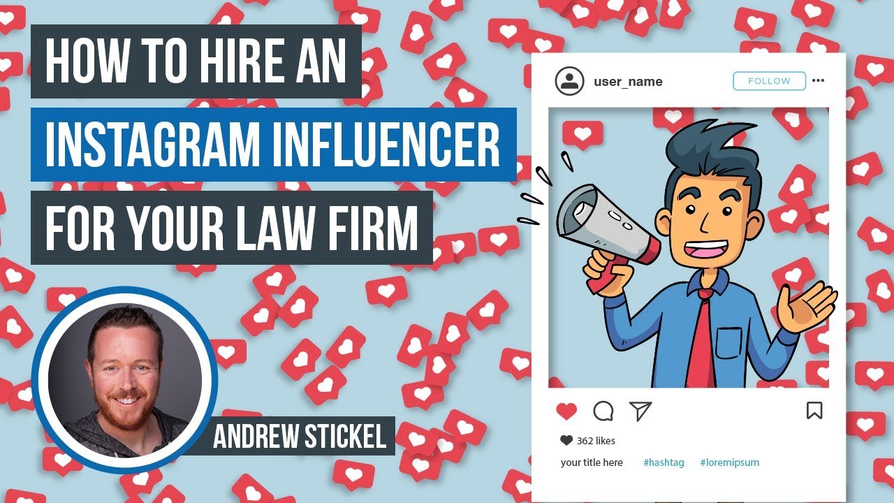 Instagram for Lawyers: Hire an Influencer For Your Law Firm - YouTube