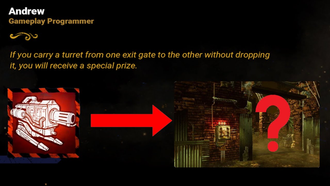 What happens when you carry a turret from one exit gate to the other ...