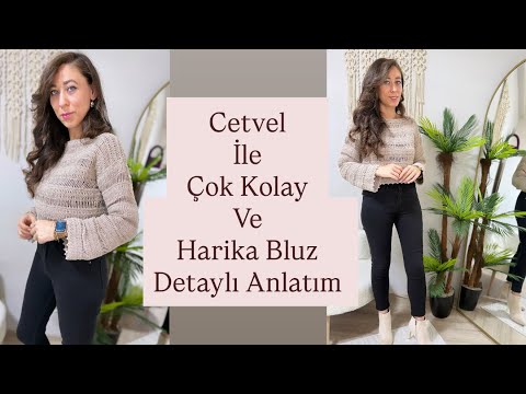 Cetvel ile çok kolay harika bir bluz detaylı anlatım