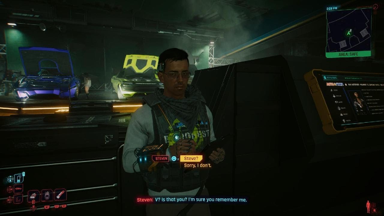 Cyberpunk 2077 - Steven Santos After Spy In The Jungle - YouTube