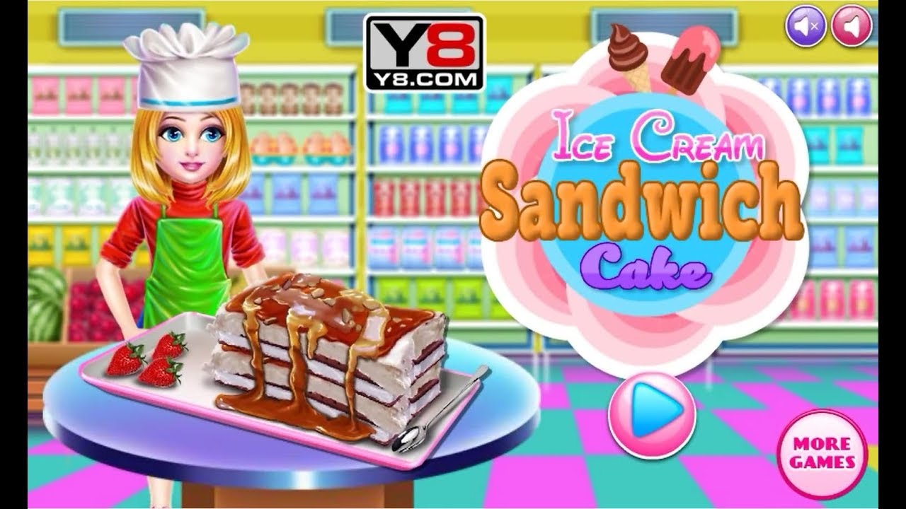 Ice Cream Sandwich Cake Game - YouTube