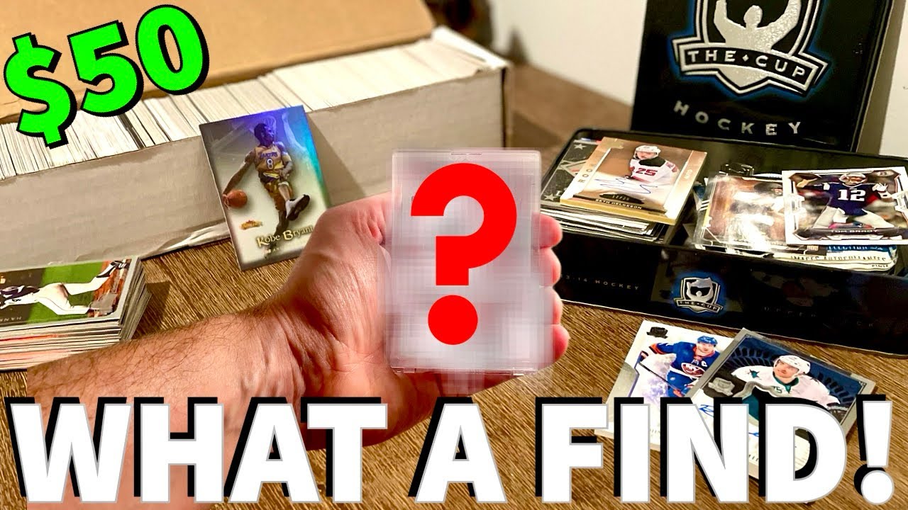 TWO BOXES OF SPORTS CARDS FROM GOODWILL FOR $50…WORTH IT?! - YouTube