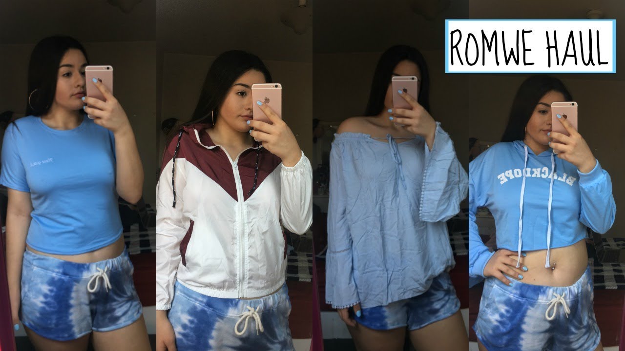 ROMWE TRY-ON HAUL + REVIEW - YouTube
