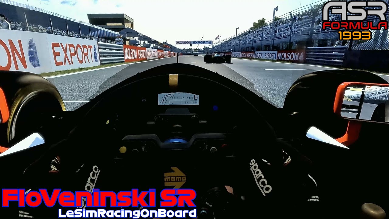 POV 2 Tours de folie avec la Ferrari FA93🔊V12🔊 de Jean Alesi à Montréal ...