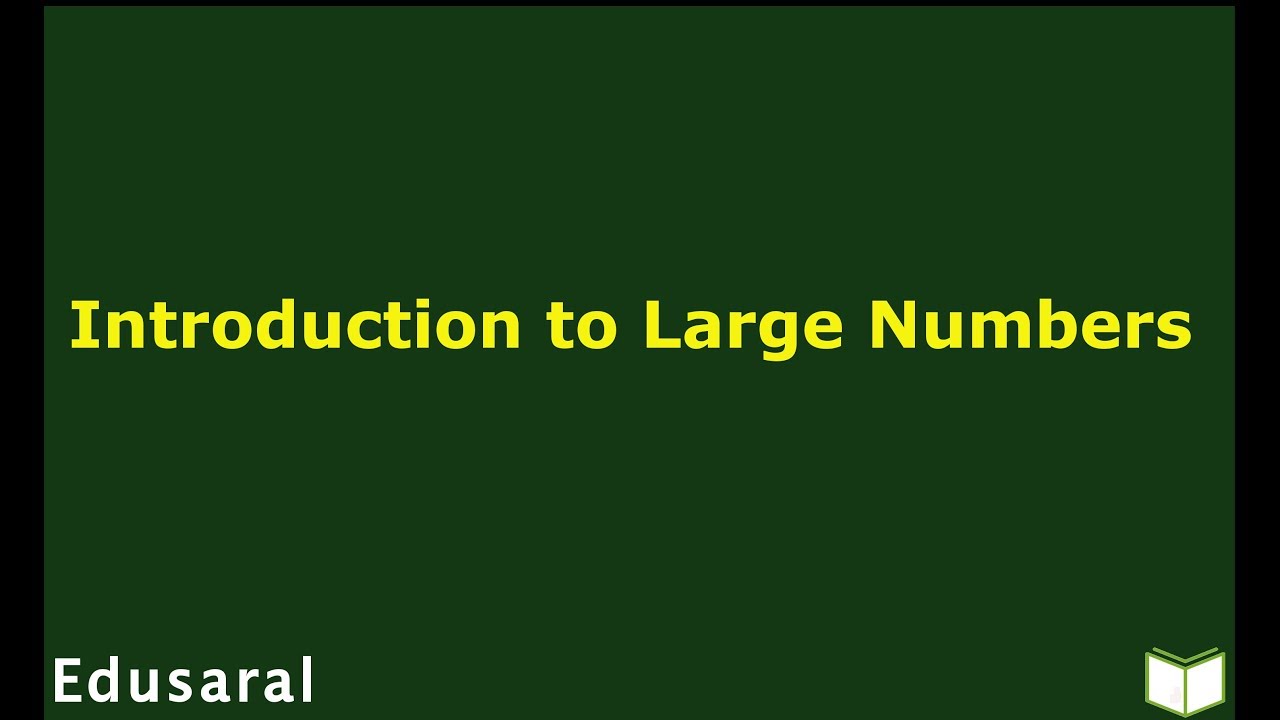 Introduction of Large Numbers | Comparing Numbers | Ch-1.2.6 - 6th Std ...