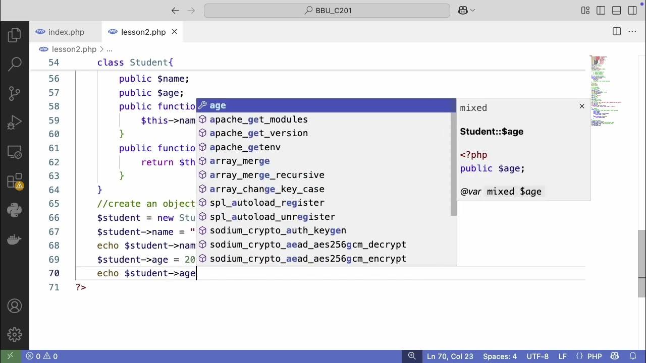 C201-Web Application Development-PHP Data type Part II - YouTube