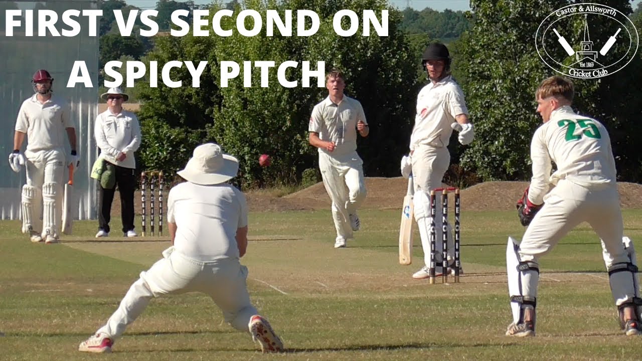 FIRST VS SECOND ON A SPICY PITCH! Club Cricket Highlights - Castor ...