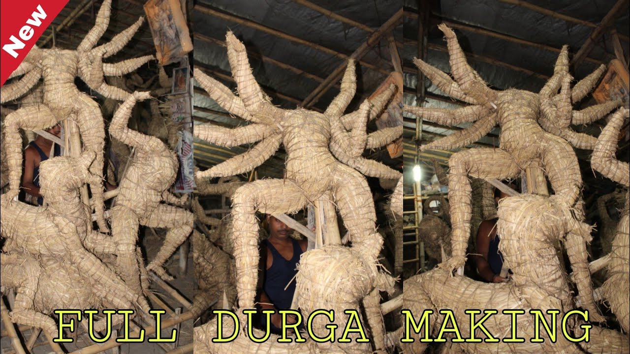 Durga Maa Murti Making | Durga Idol Making & Durga Puja 2021 | Durga ...