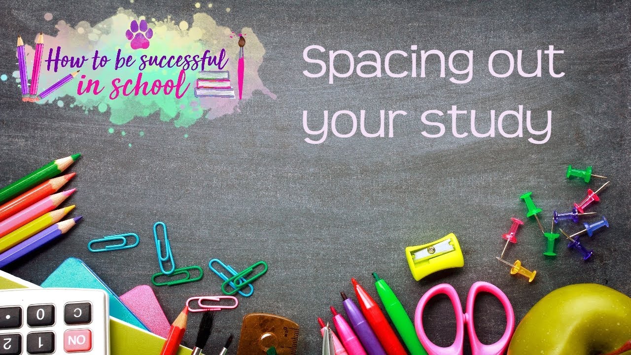 Spacing out your study. How to be Successful in School #13 - YouTube