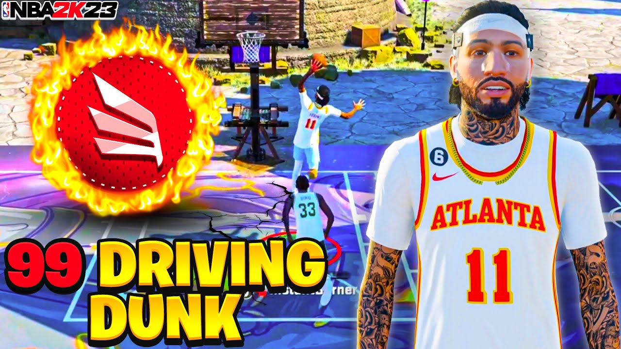 99 DRIVING DUNK is a GLITCH in the WRONG HANDS on NBA 2K23 - YouTube