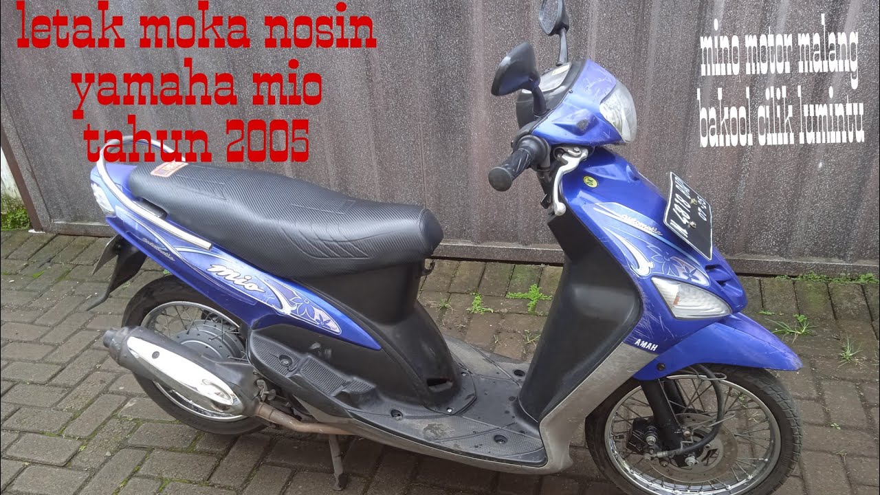 letak noka nosin yamaha mio 2005 - YouTube