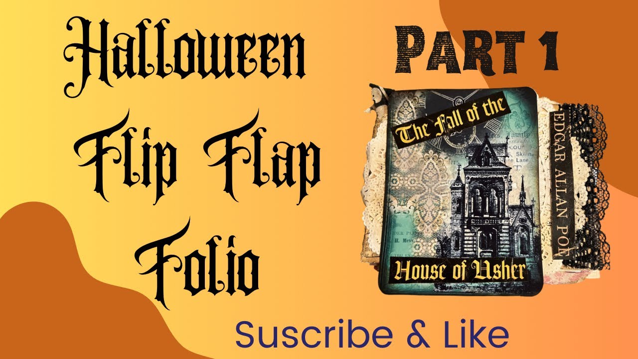 Halloween Flip Flap Folio Part 1 - YouTube