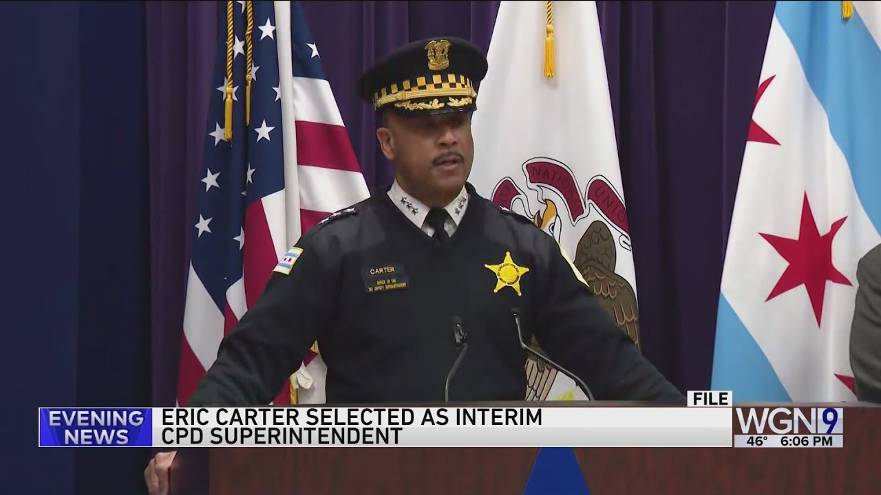 Eric Carter selected as CPD’s interim superintendent - YouTube