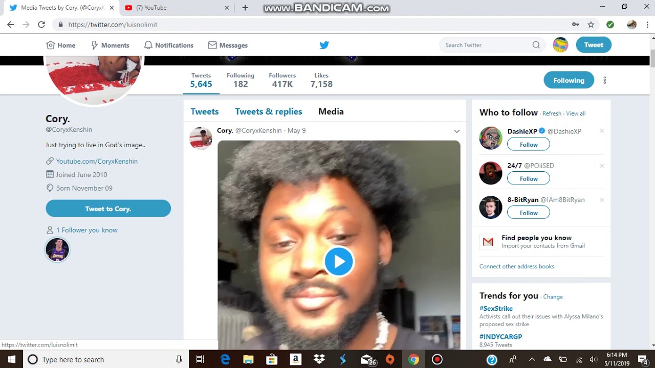 Ghost Luis is following meh - YouTube