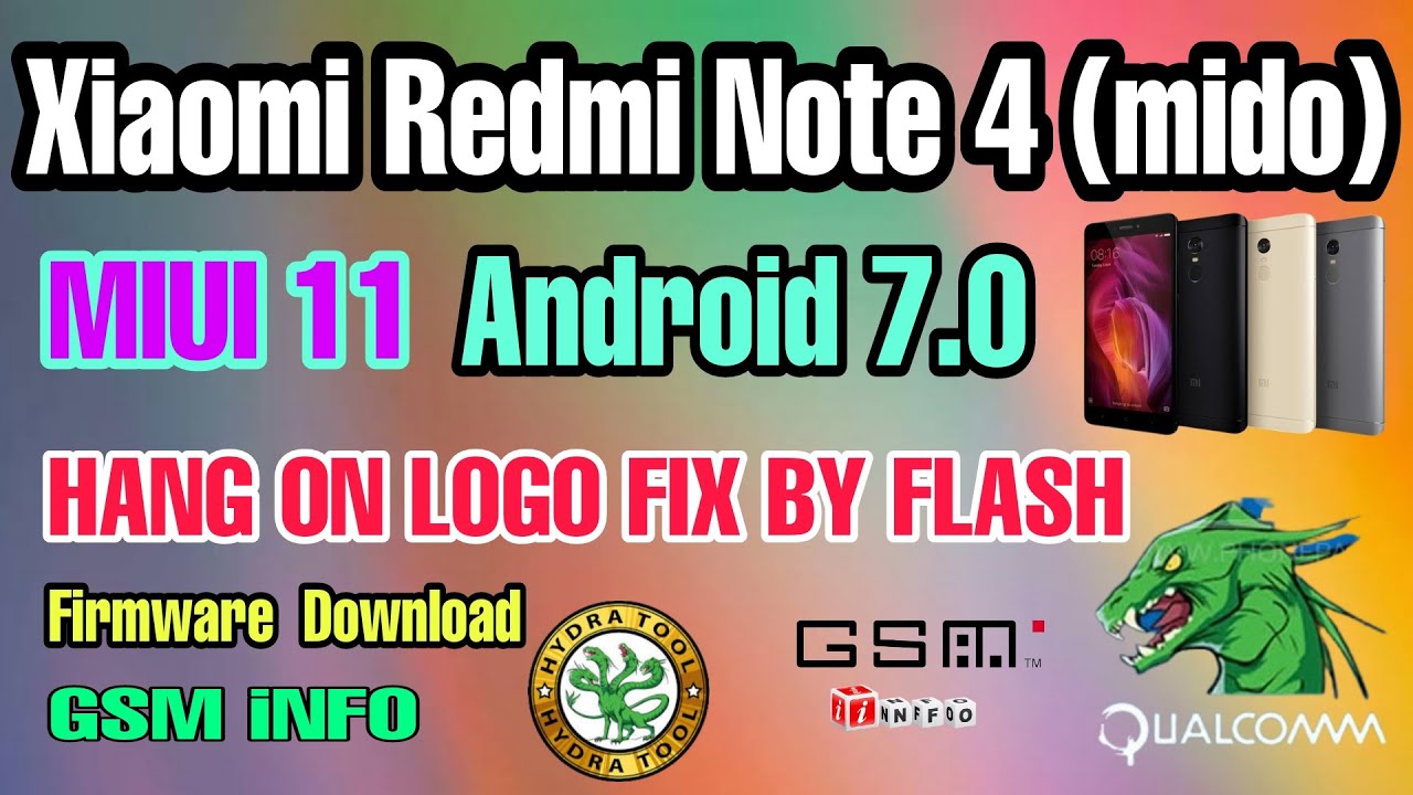 Xiaomi Redmi Note 4 (mido) SnapDragon Hang ON Logo Fix by Flash | Hydra ...