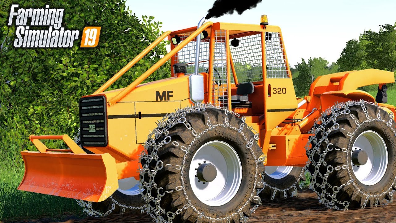 NEW MF320 SKIDDER - Farming Simulator 19 - YouTube