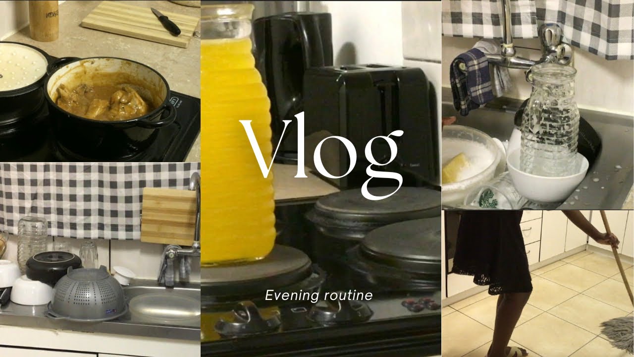 Evening Routine Vlog: Cook plus clean with me as a young wife|Namibian ...