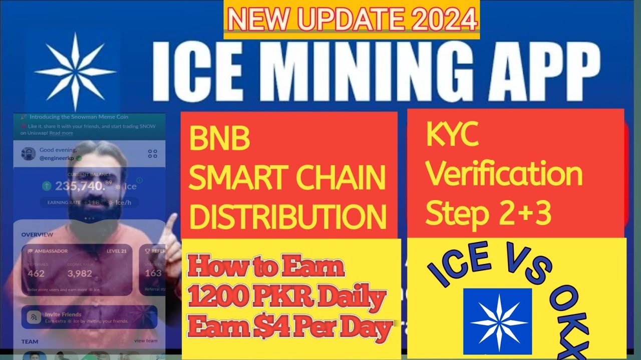 Ice coin Kyc step 3/Ice coin new update/ice coin news/ ice vs OKX ...