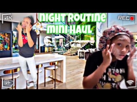 Night Routine/mini haul!! - YouTube