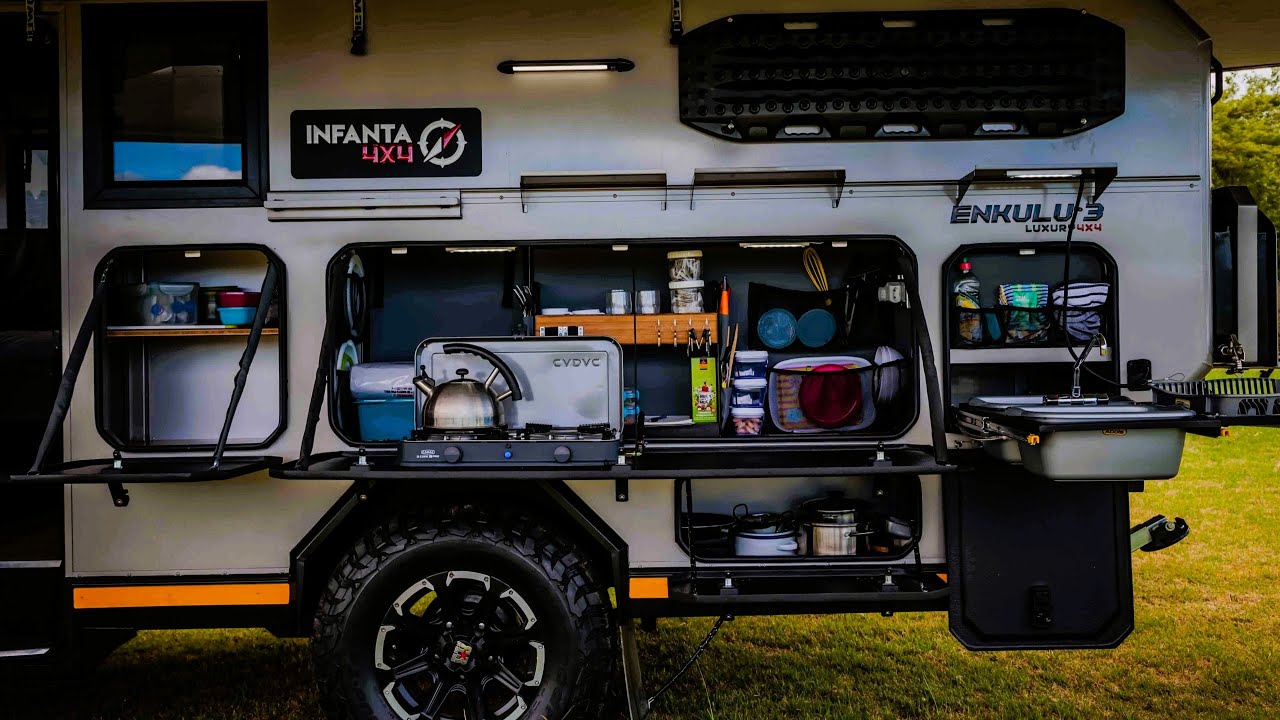 Infanta 4x4 Off-road Caravan & Bush Trailer Tour - YouTube