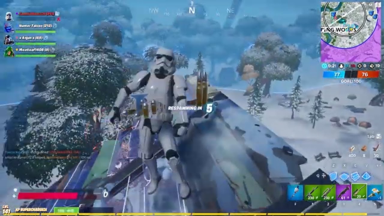 Blending in with the Snow!!! - Fortnite Chapter 2 - Season 1 - Funny ...