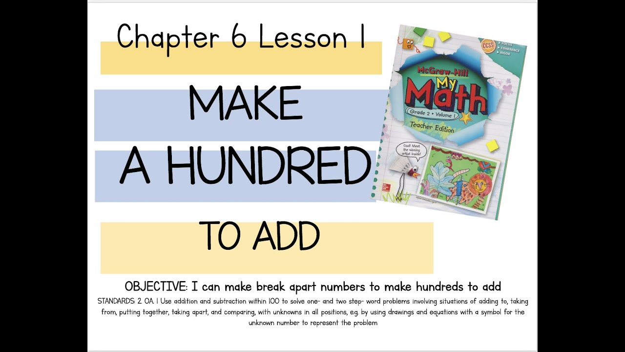 MyMath Chapter 6 Lesson 1 - YouTube
