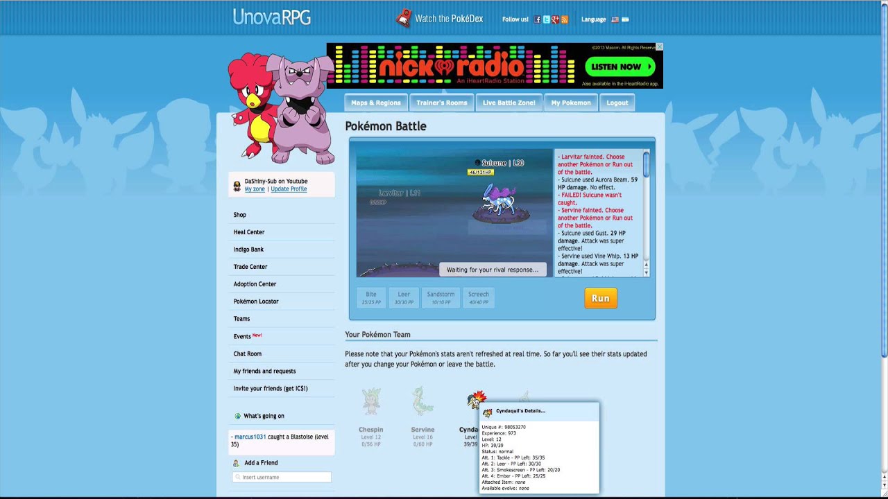 Pokemon Unova RPG-#1-Come play with DaShiny - YouTube