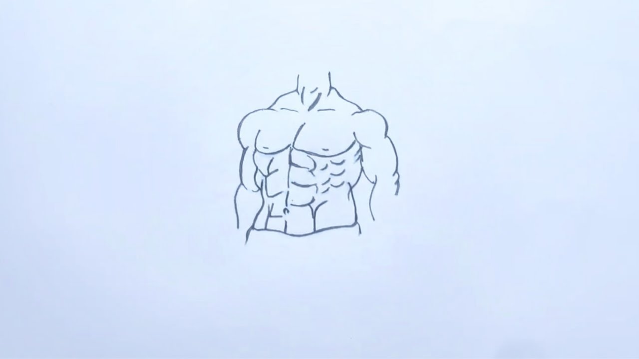 How to draw Abs step by step ।KL Drawing Academy । Very easy drawing ...