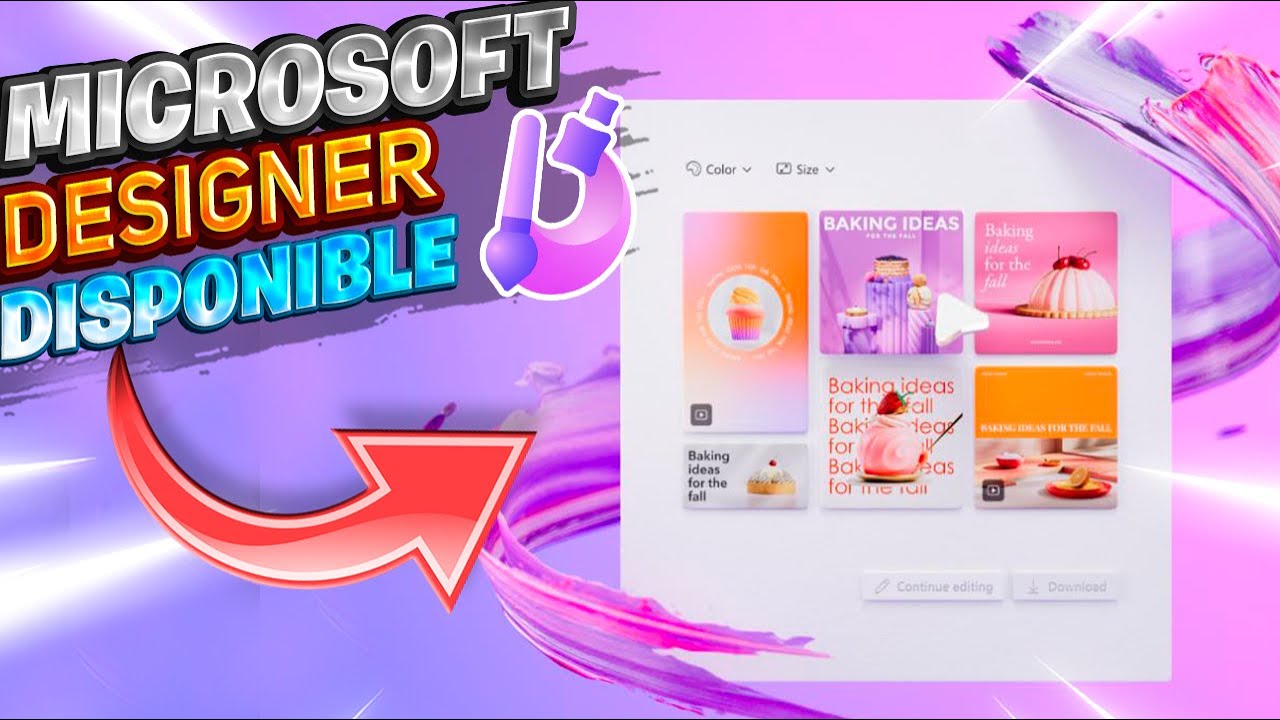 Microsoft DESIGNER Más DISPONIBLE en EDGE / La SUPER TOOL de DISEÑO ...