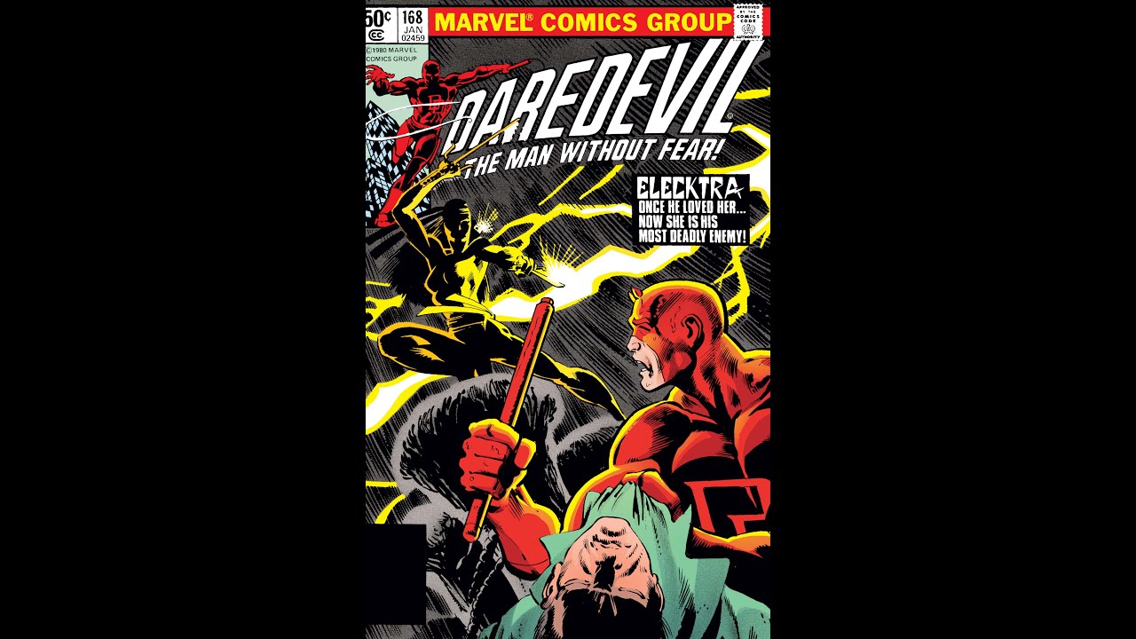 Daredevil 168 1st Elektra! by Frank Miller with Klaus Janson - YouTube