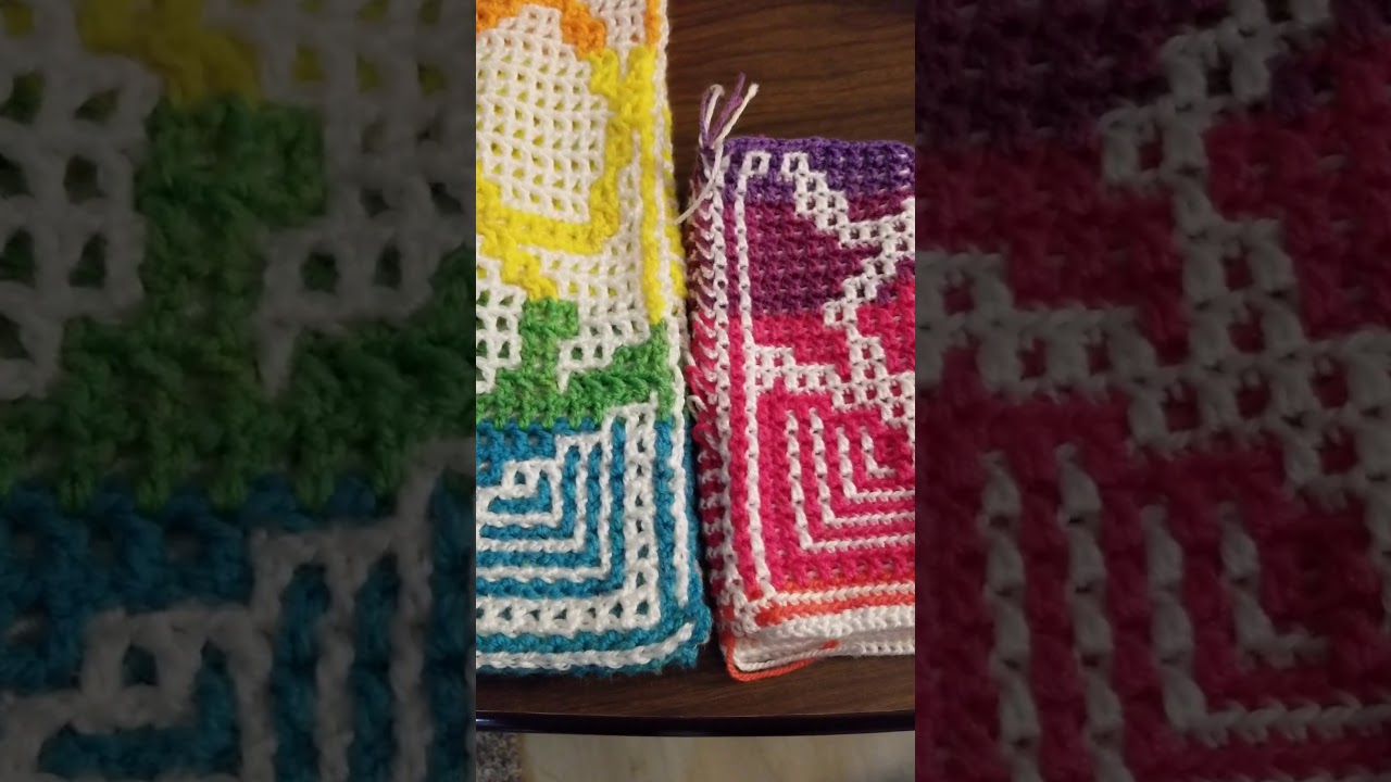 Comparing Thickness of Overlay Mosaic Crochet and Interlocking Crochet ...