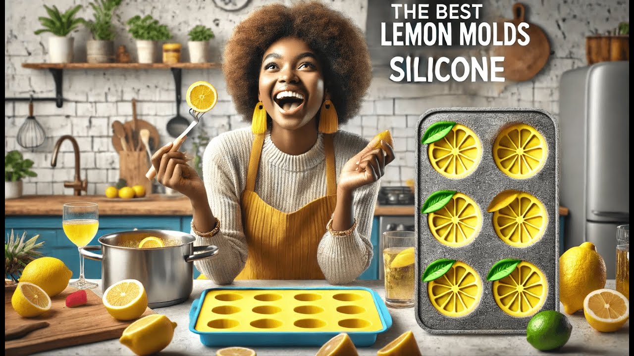 🍋 YIHUOMOLDS Mini Lemon Fondant Molds Slices Leaf Fruit Silicone Mold ...