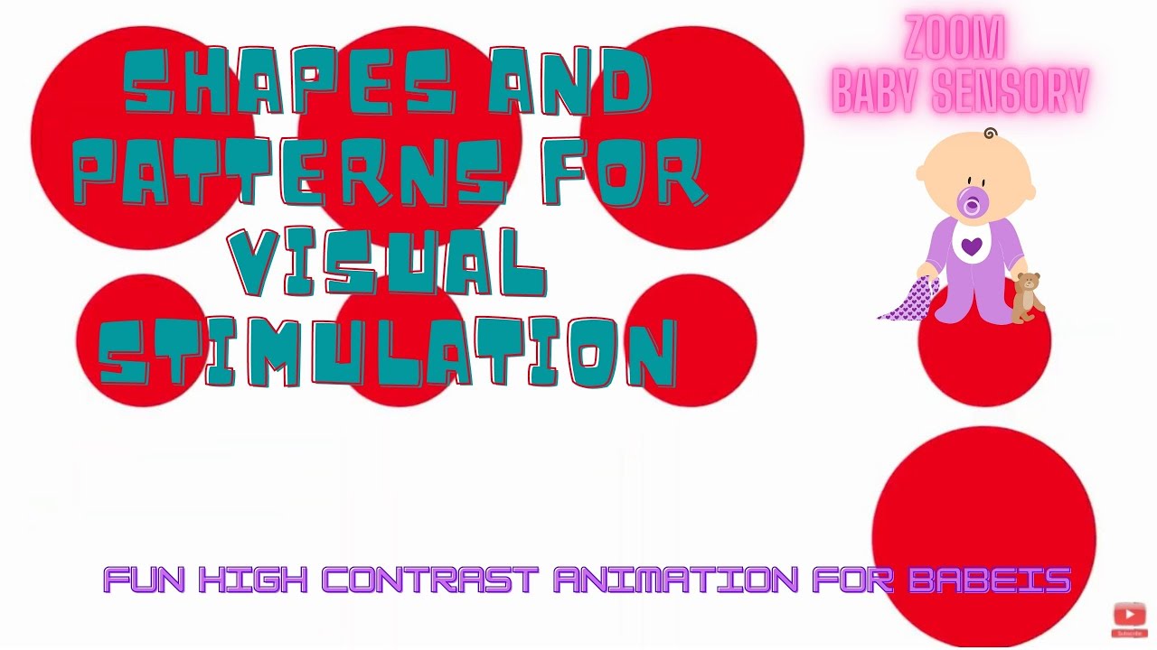 Zoom Baby Sensory 🔴🔴🔴Shapes and Patterns for Visual Stimulation High ...