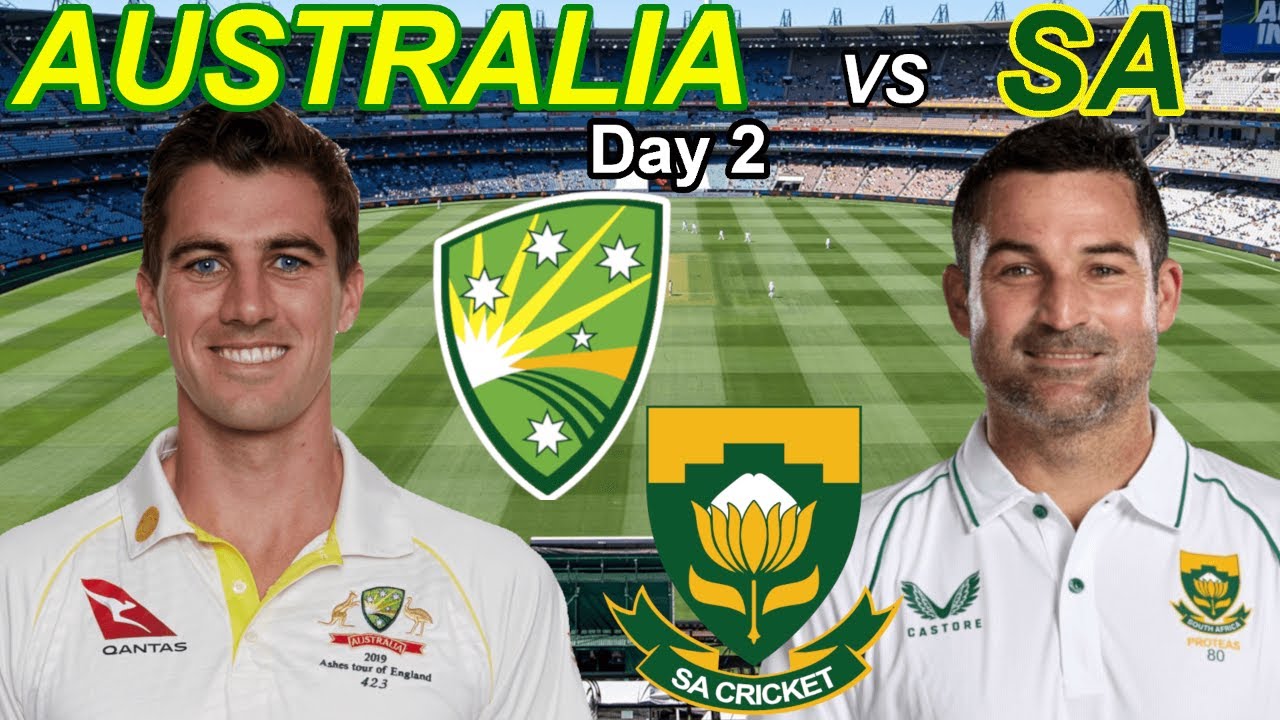 AUSTRALIA vs SOUTH AFRICA Day 2 Live Commentary (2nd TEST) - YouTube