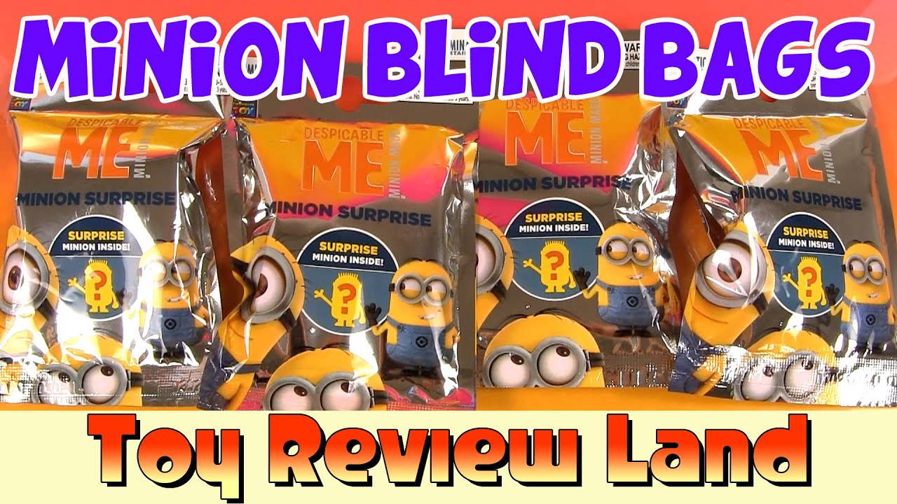 Despicable Me Minion Surprise Blind Bags Unboxing Video! - YouTube