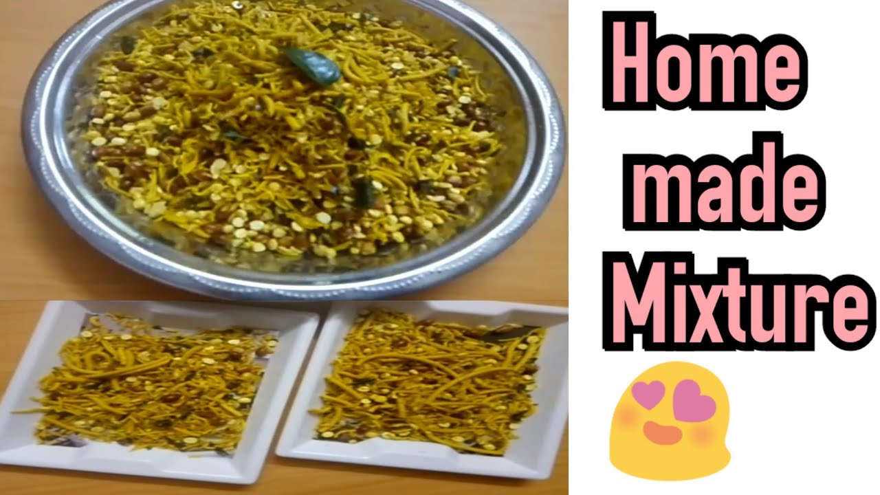 Mixture recipe| Quick snacks| home made mixture recipe| South Indian ...